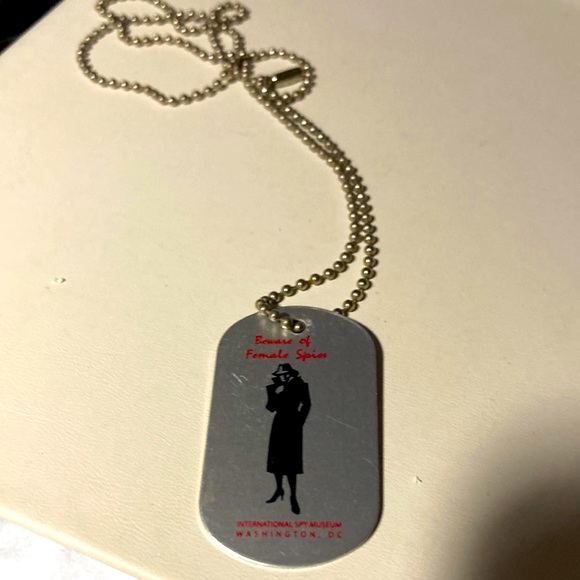 Jewelry | Beware Of Female Spies Necklace From Spy Museum Gently Owned ...